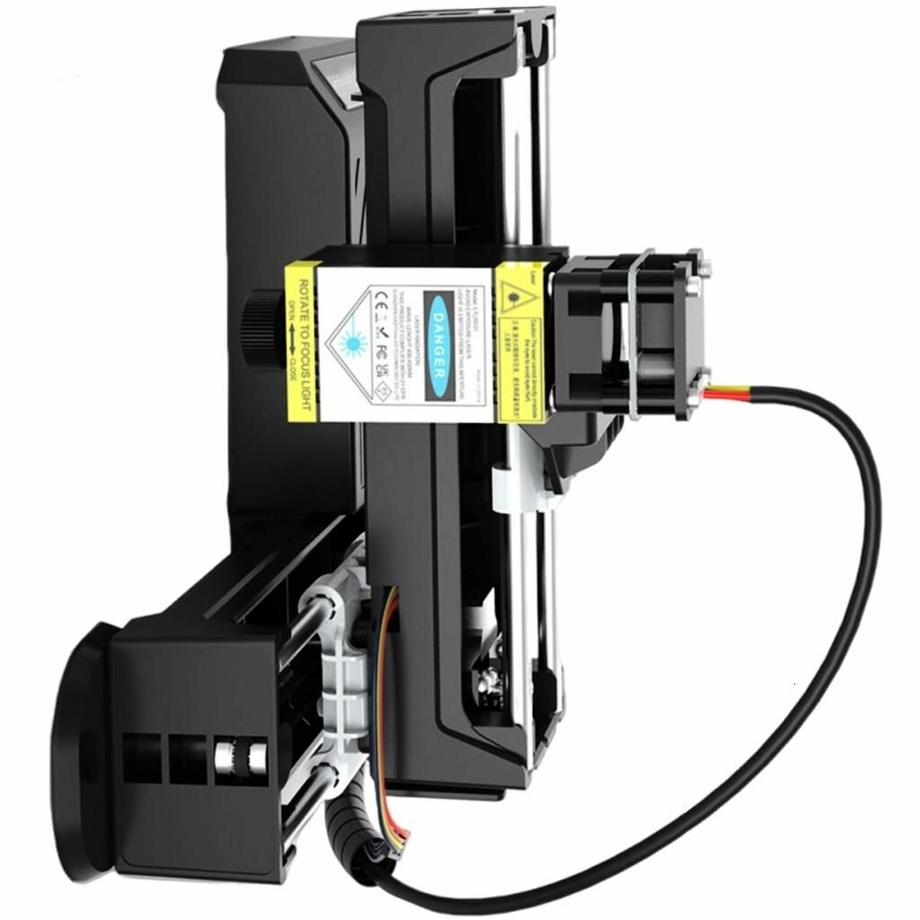 Мини-лазерный гравер 0.5W, Черный - EU