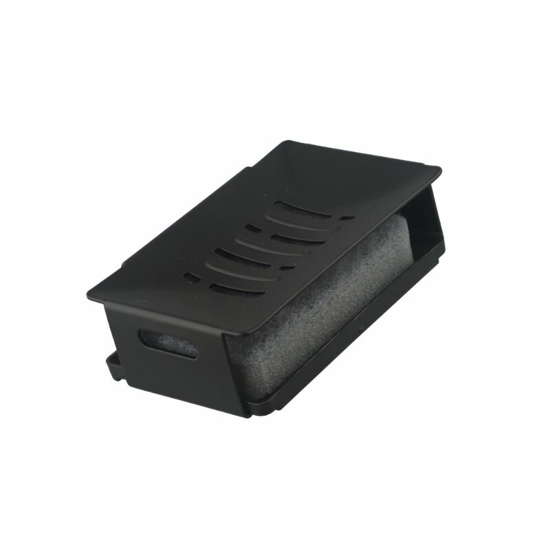 Коробка для мыла ванной комнаты без перфоратора-черный