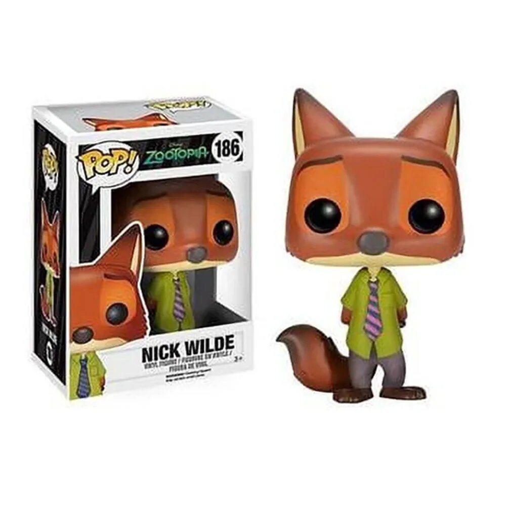 Funko Pop Disney Zootopia Nick Wilde # 186 Джуди Хопс # 189л Ele-Finick # 187. Мистер Большой # 188-флэш-память # 190 виниловых фигурок, игрушки, подарки