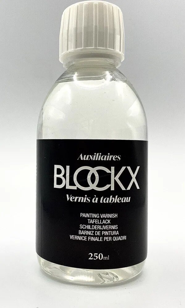 Лак покрывной глянцевый для живописи Blockx 250мл