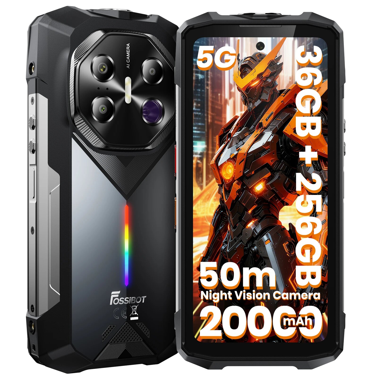 Смартфон Fossibot F113, 12/256ГБ, global