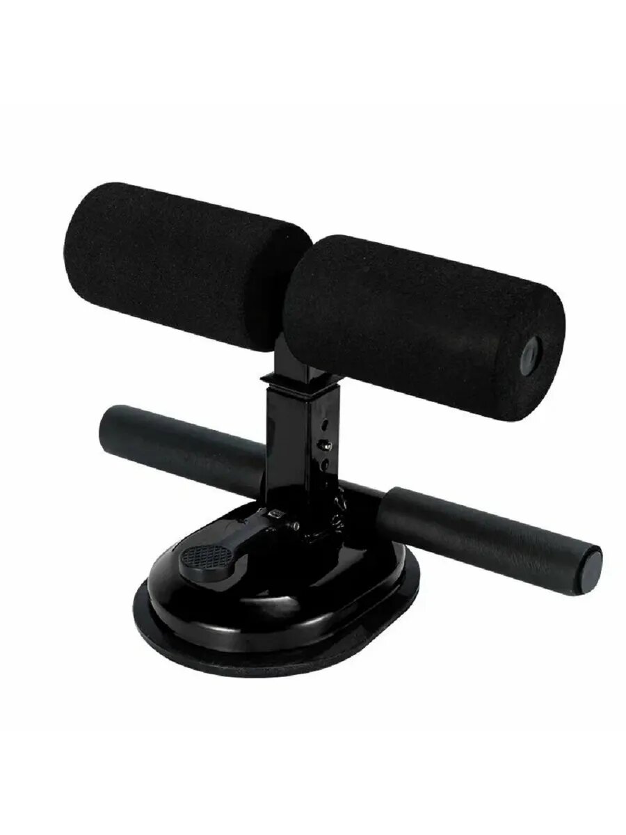 Тренажер для пресса регулируемый, многофункциональный, черный