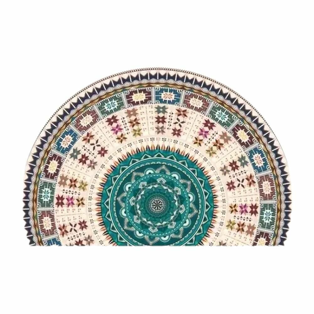 40x60 см, Ретро полукруг, Противоскользящий грязеотталкивающий и износостойкий