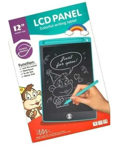 Графический планшет для рисования и записей, 12 дюймов, черный, 28х18 см