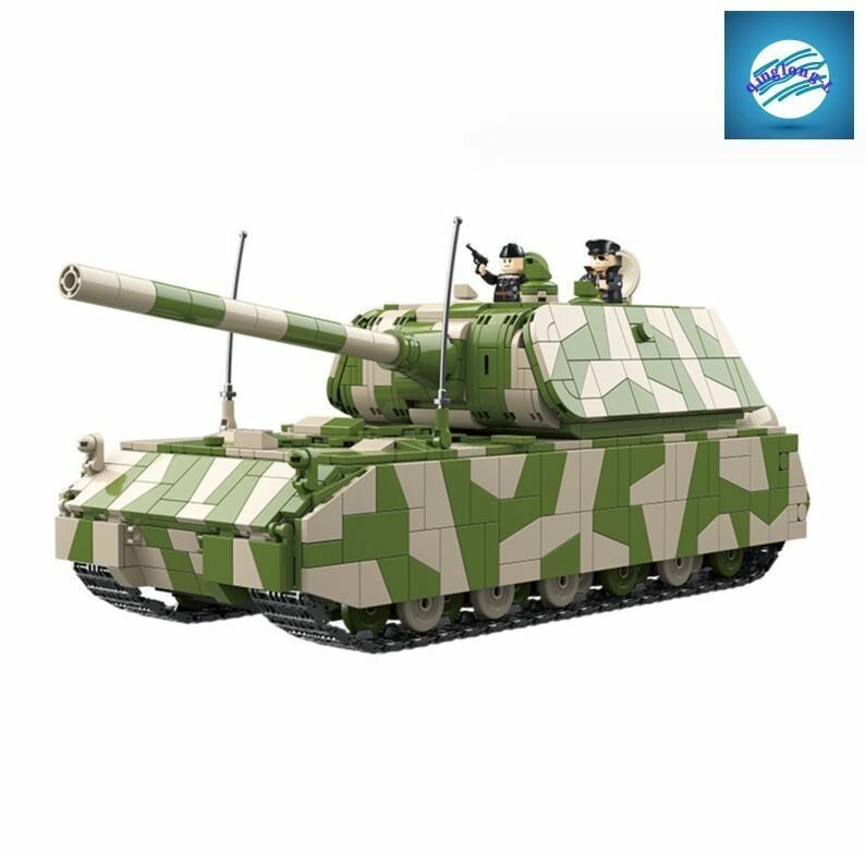 Эксклюзивный подарочный набор для сборки сверхтяжелого танка Maus Panzerkampfwagen VIII, модель 100324, состоящий из 2930 деталей