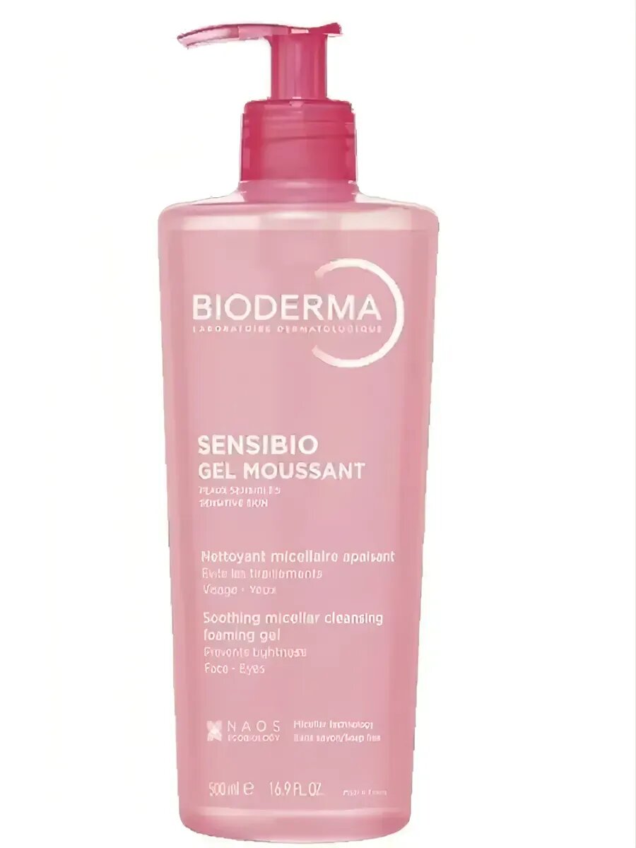 Гель Bioderma Sensibio Очищающий гель, Очищающий гель, 500 мл