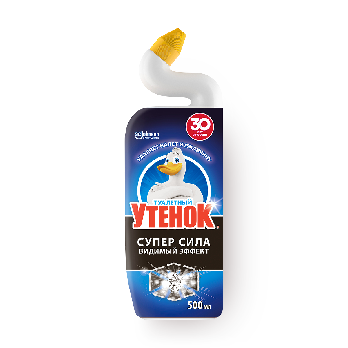 Чистящее средство «Туалетный утёнок» Супер Сила Видимый эффект для унитаза
