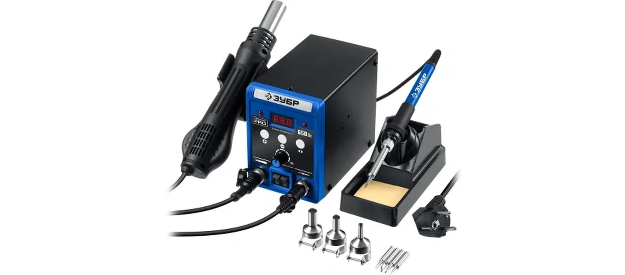 Паяльная станция Зубр Профессионал ПСР-650 электрический (55427)