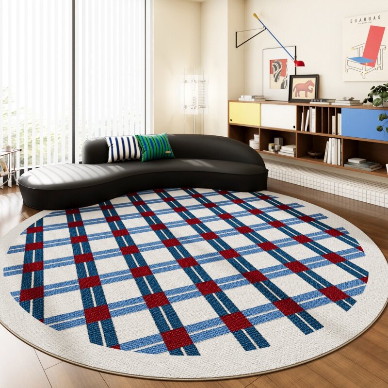 FILIGRANA Высококачественный круглый напольный коврик для дома, звукоизолирующий и противоскользящий, диаметром 40 см.