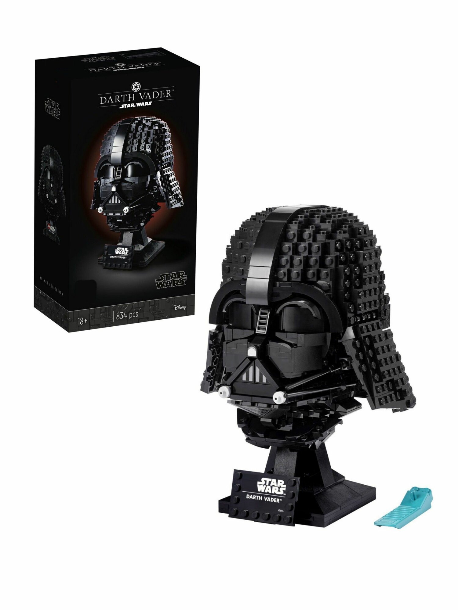 Конструктор Шлем Дарта Вейдера 834 деталей Звездные войны 99022 / DC503