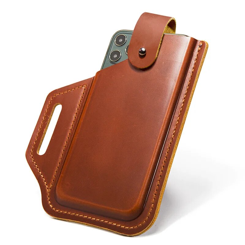 Кожаный чехол на пояс для Samsung Galaxy S26-S20 Ultra, Coffe