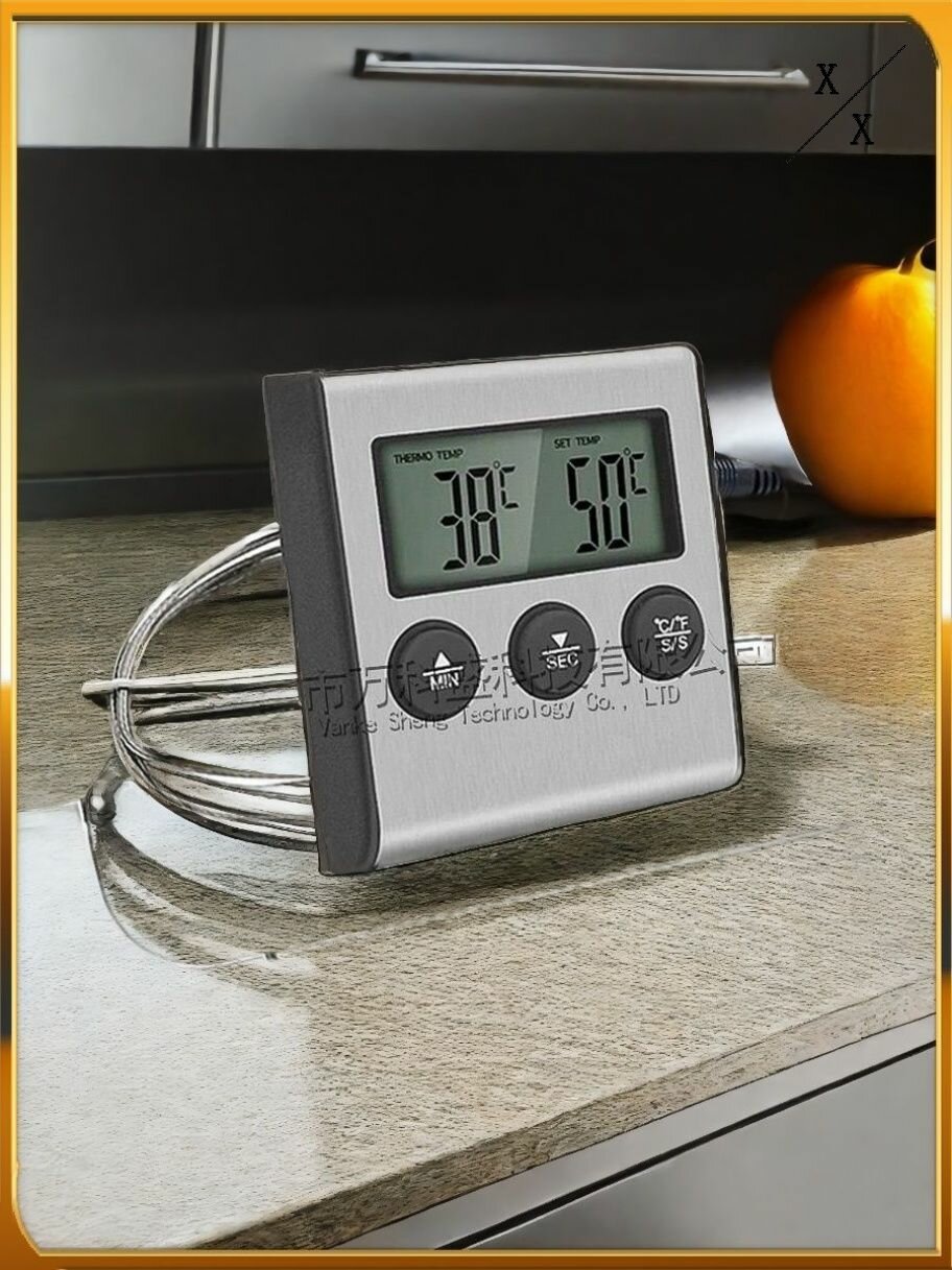 Кулинарный термометр таймер с щупом. Электронный кухонный термометр с выносным щупом и таймером