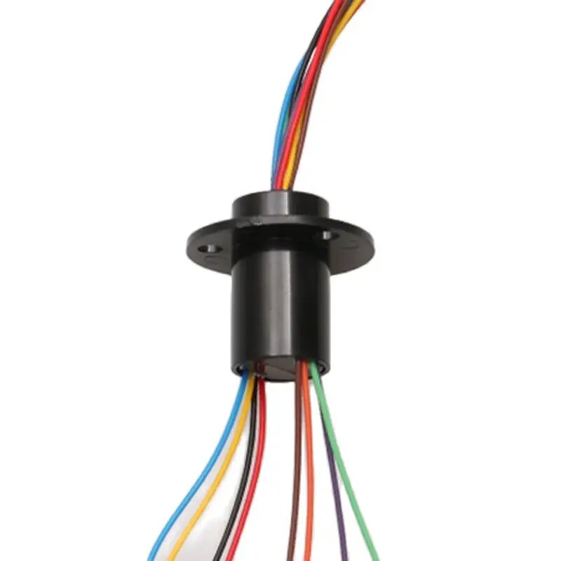 YUENHOANG Микро-скользящее кольцо 2/4/6/8/12/24 проводов 2А 12.5/15.5 мм для обеденного стола Dia 12.5mm 8CH 2A