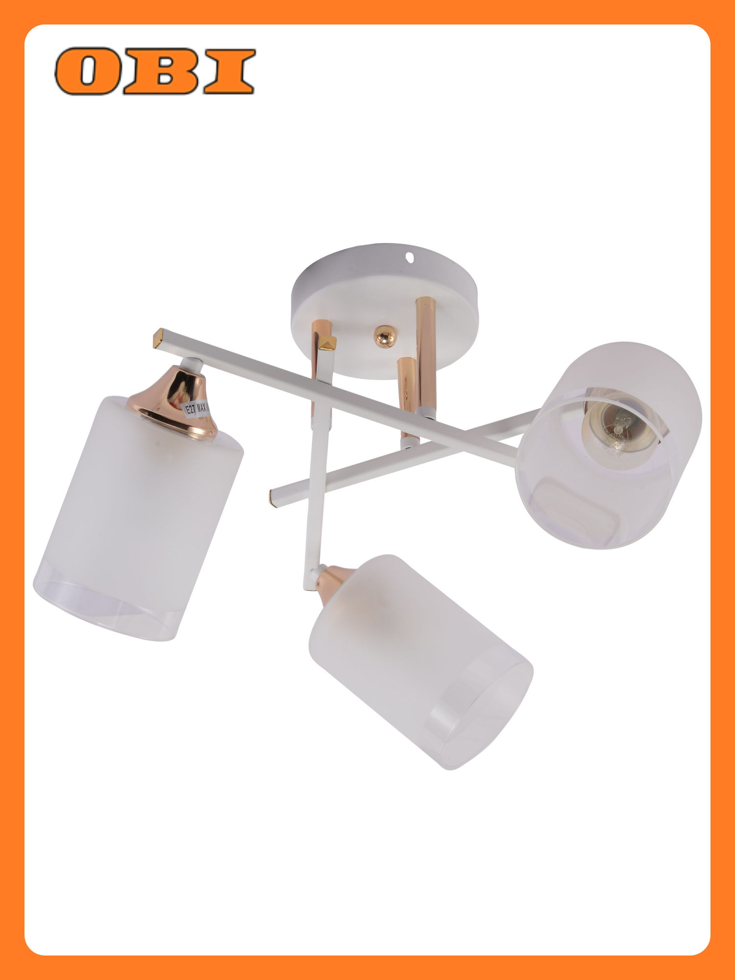 Люстра потолочная Rivoli Tammy белый