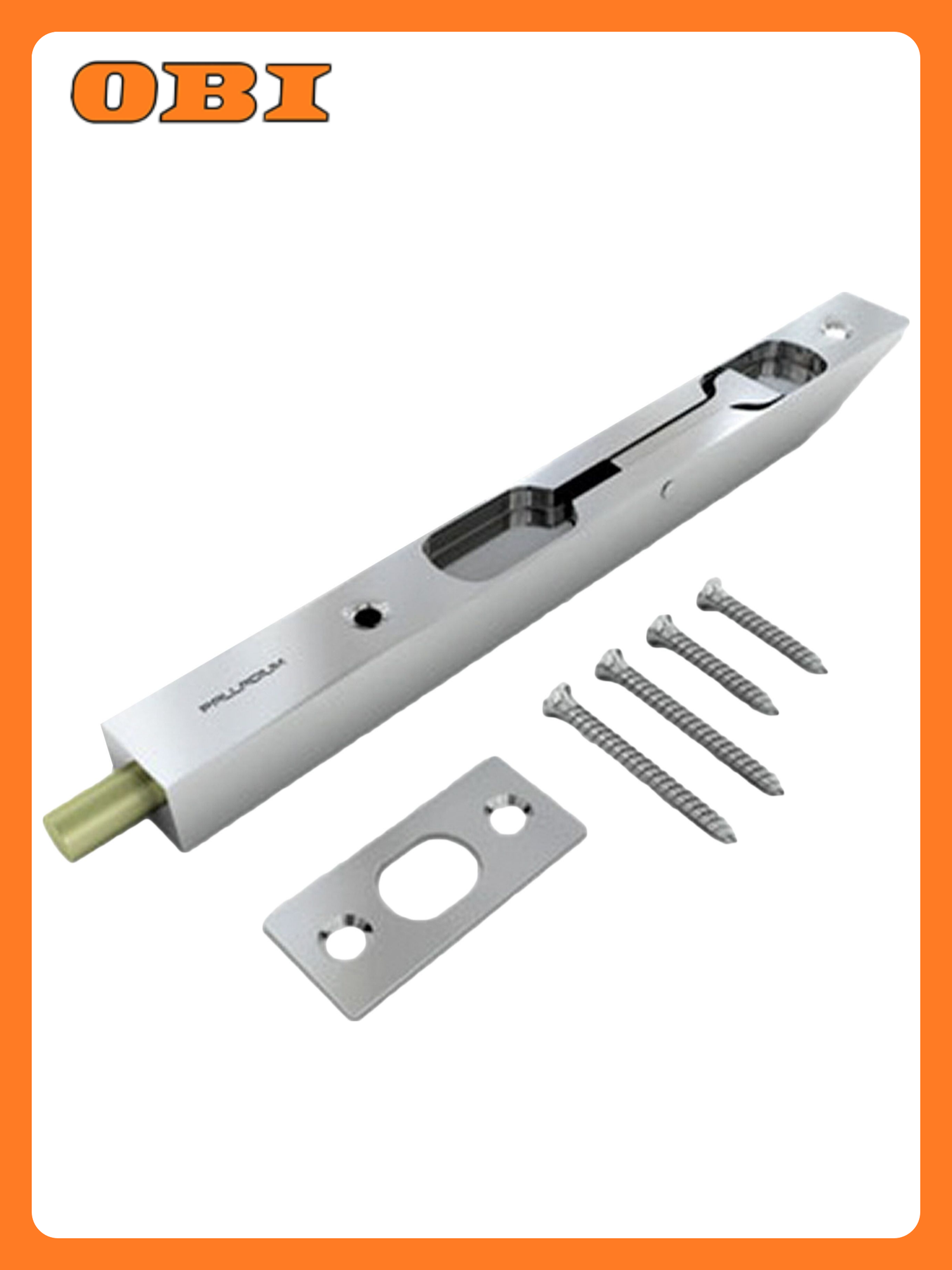 Ригель дверной PALLADIUM 6.5, сталь, алюминий, медь, цинк, серый, 165 мм