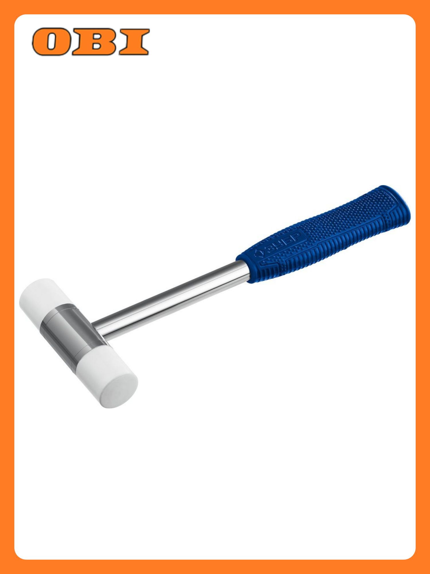 Молоток-киянка ЗУБР, обрезиненная ручка, маслобензостойкий, 30мм, 180г