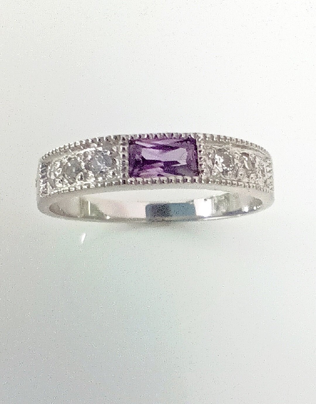 Печатка, серебро, 925 проба, родирование, фианит