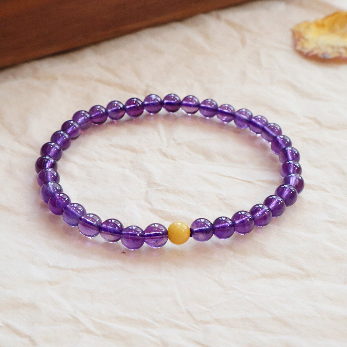 Браслет для гадания, YM Mall из аметиста и аквамарина открывает интуицию