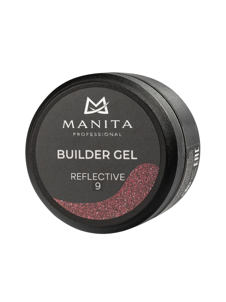 Manita Professional Гель моделирующий для ногтей светоотражающий / Builder Gel Reflective №09, 15 мл