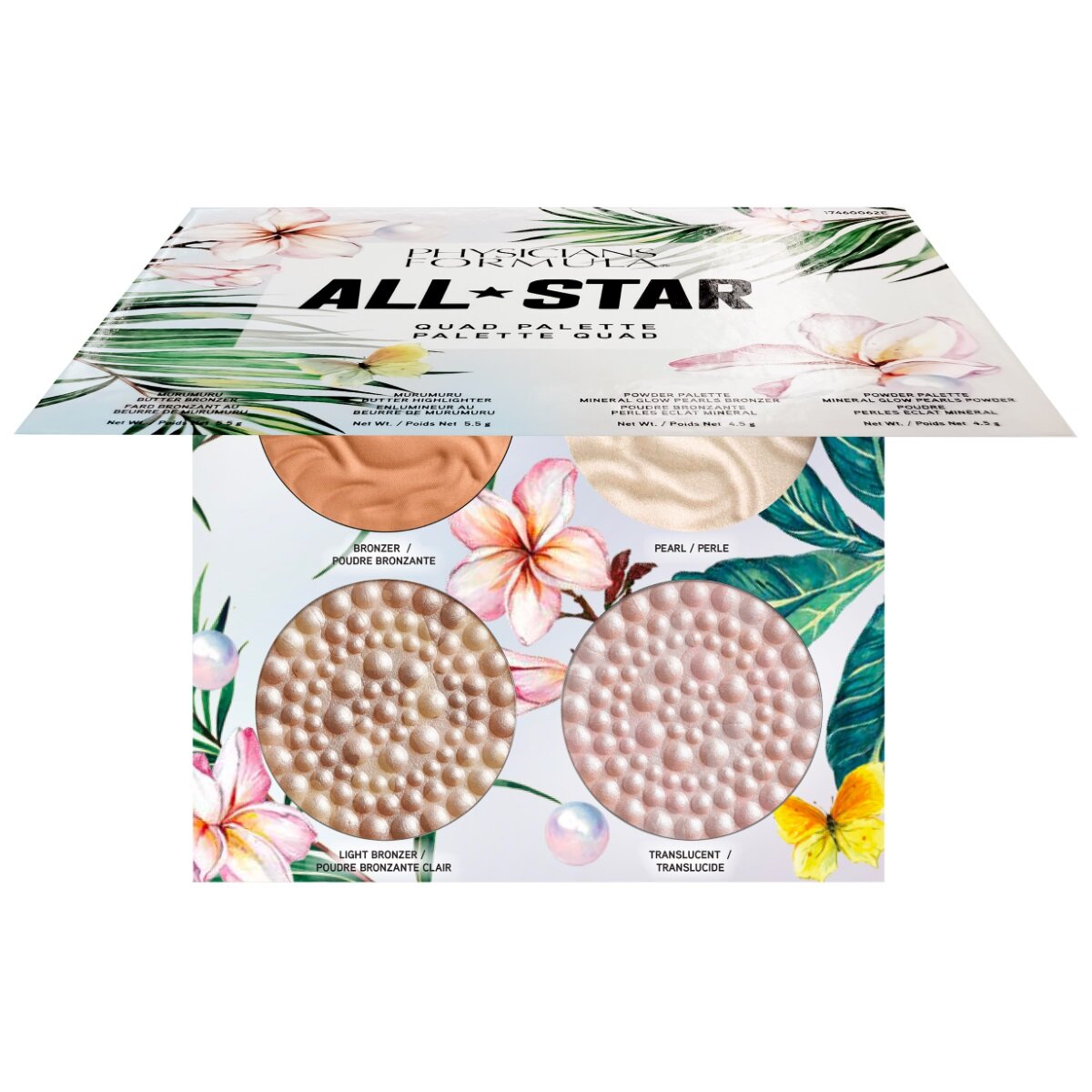 Палетка для макияжа лица PHYSICIANS FORMULA Все звезды All Star Quad Palette 20г