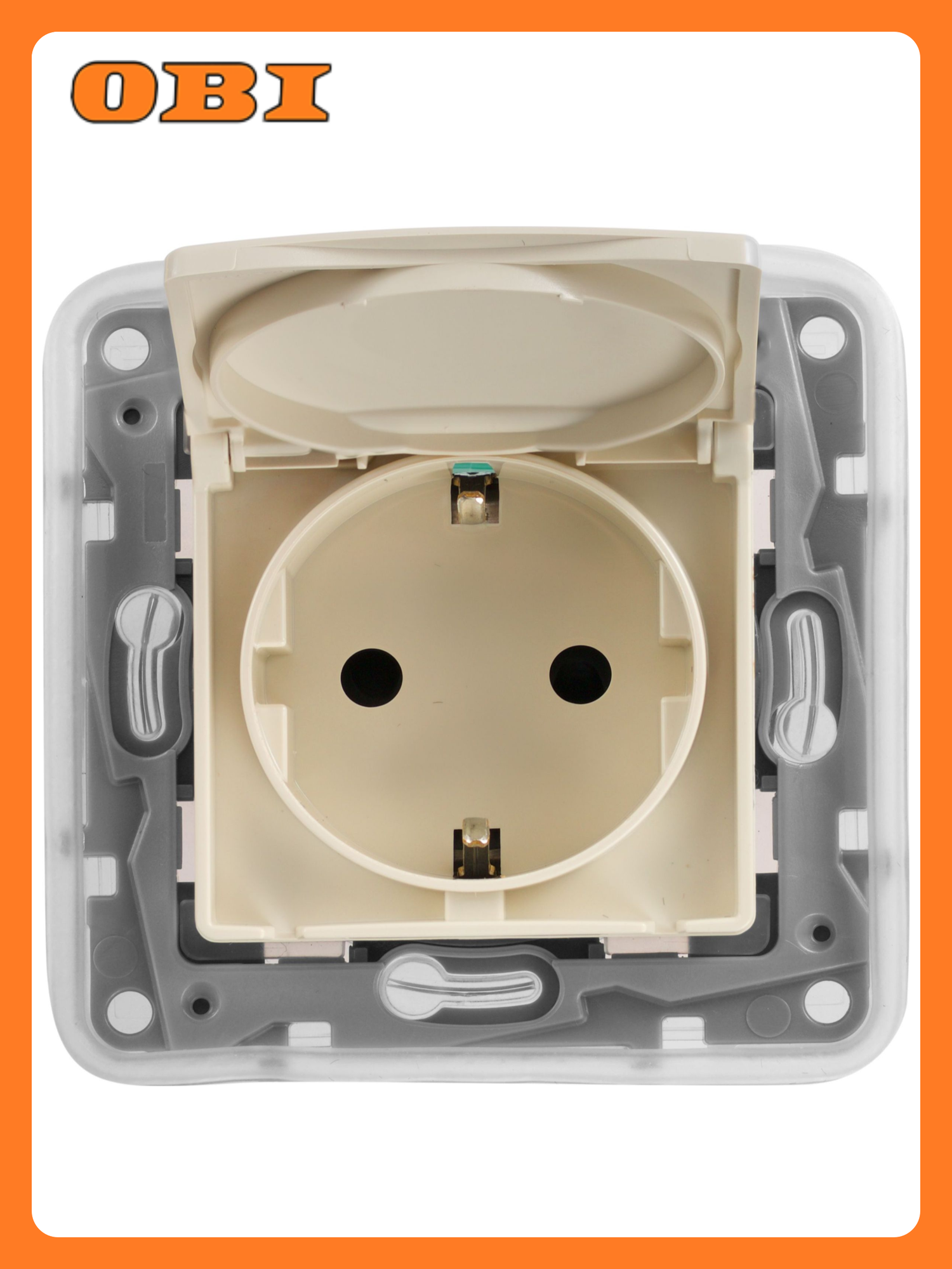 Розетка Legrand Etika 672332, скрытый монтаж, евровилка, бежевая