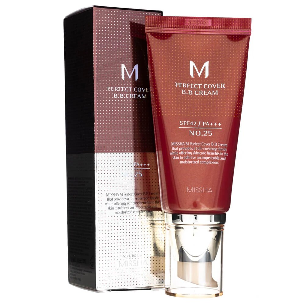 Missha M Perfect Cover B.B Cream NO.25 ББ крем с максимальной кроющей способностью тон 25 50ml