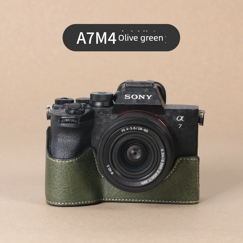 Универсальный чехол для камер Sony A7R5/A7M4 в оливковом цвете для беззеркальных камер