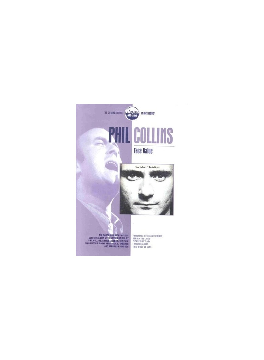 Phil Collins - Face Value. 1 DVD
