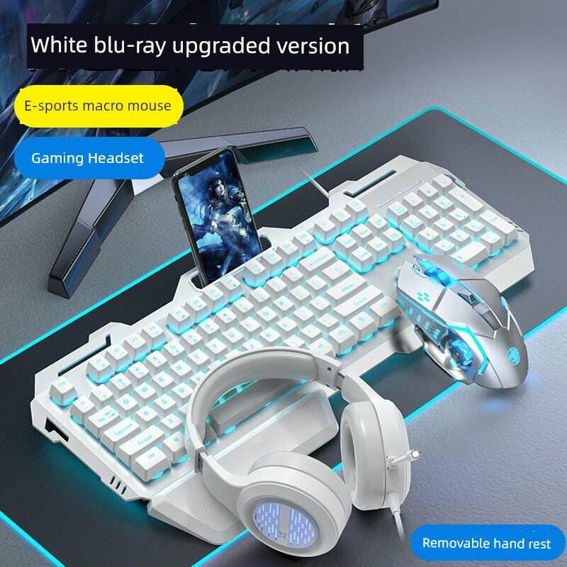 Подходит для клавиатуры и мыши ASUS Tianxuan 6 Pro, Tianxuan 5/4, Lenovo Legion (проводные, для игр). Белый Blu-ray [с