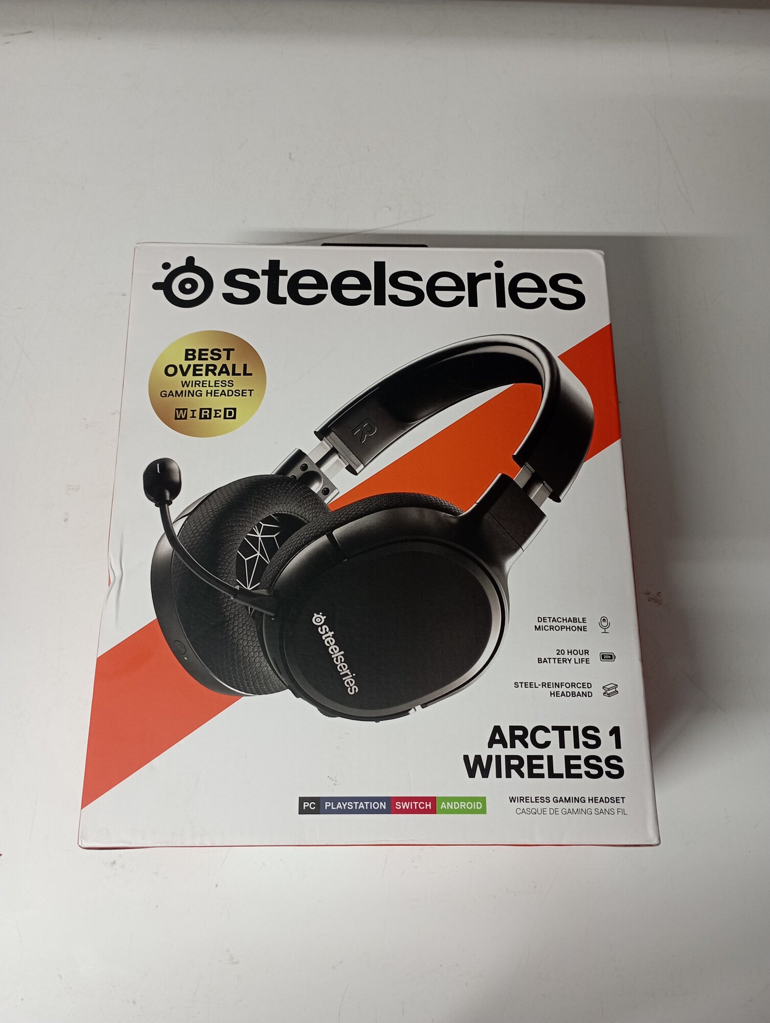 Беспроводная компьютерная гарнитура SteelSeries Arctis 1 Wireless, black