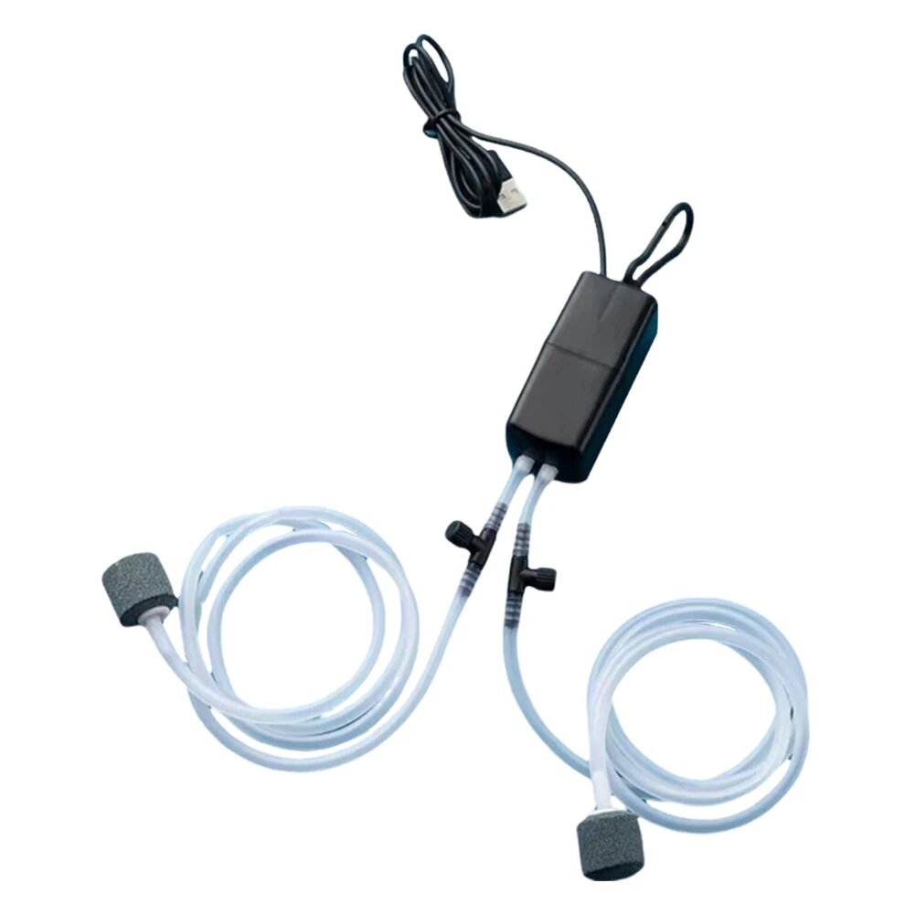 USB Портативный Аквариумный Воздушный Насос Black