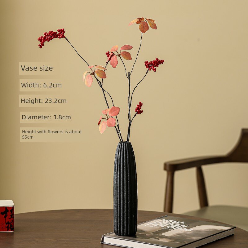 Керамическая ваза, декор в стиле дзен для дома, элитный декор для обеденного стола, тумбы под телевизор, прихожей,