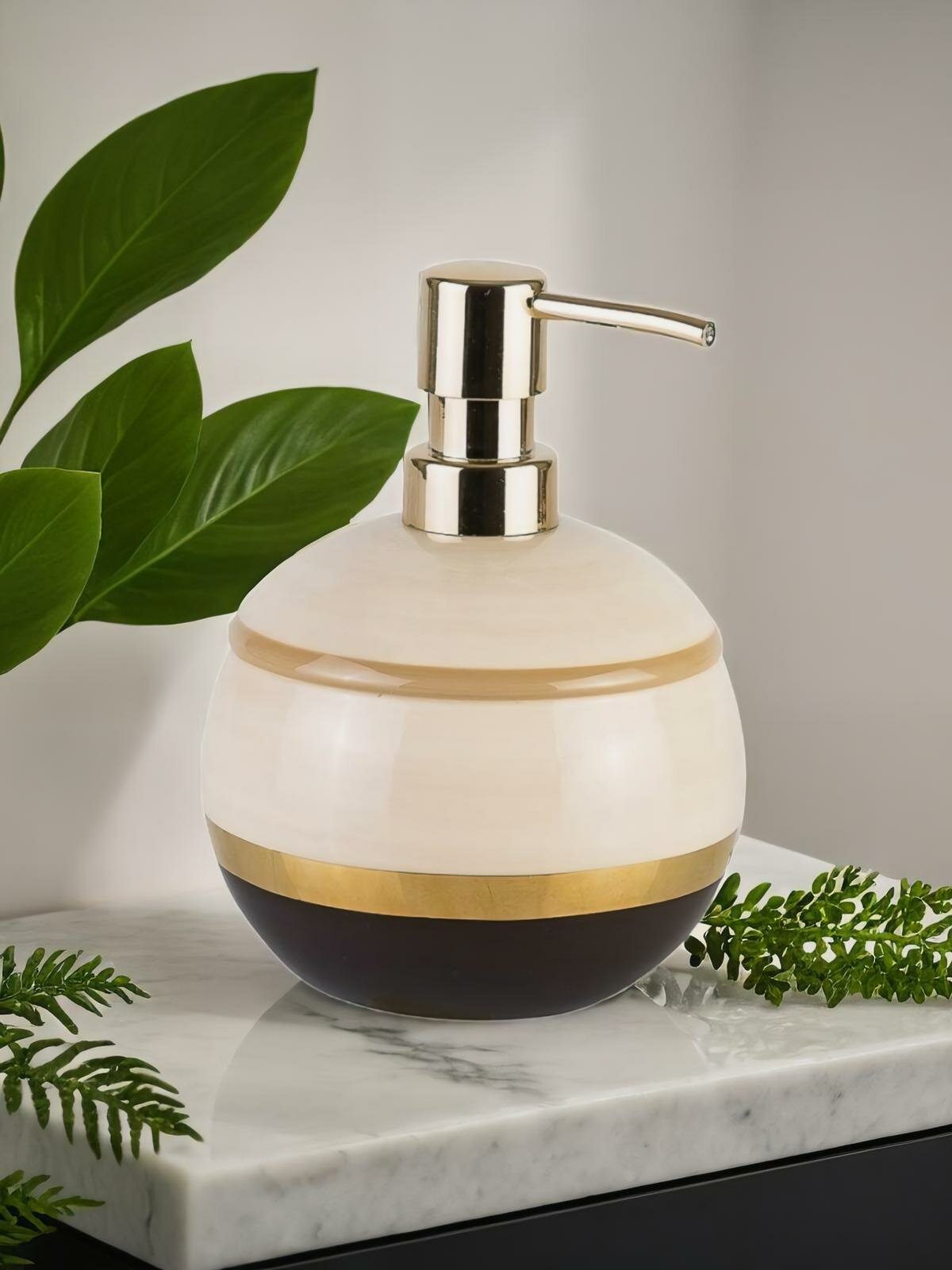 Дозатор для жидкого мыла, моющего средства, керамический, бренд Primanova