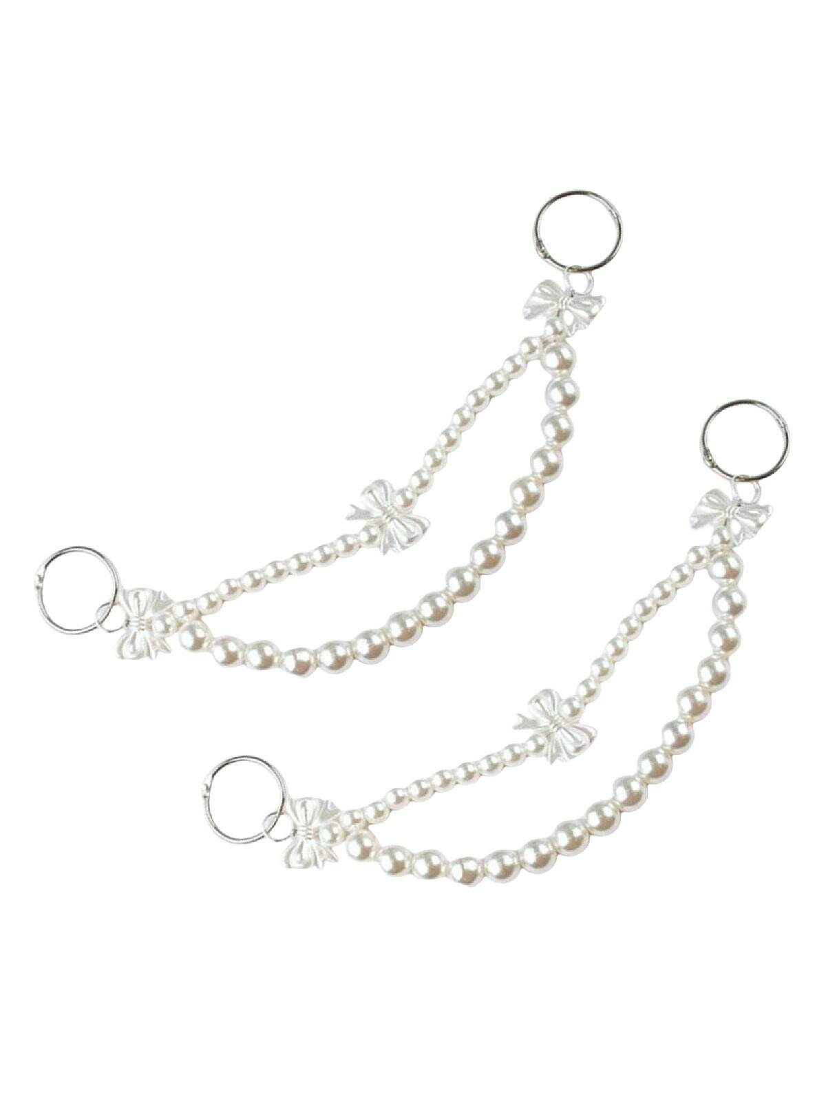 Искусственный Жемчуг Бусины Кошелек Ручка Ремешок Сумка Шарм Замена Цепочки Для Сумок