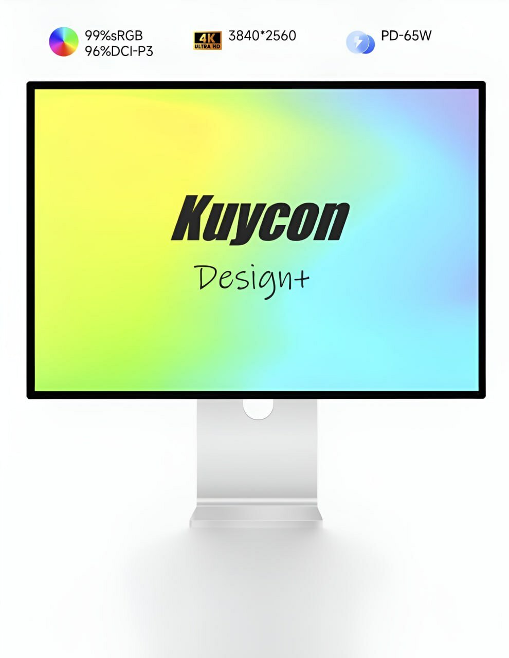 Монитор профессиональный Kuycon P10 4K/ 60 Гц / 28 дюймов / 3840x2560 без перфорации, VESA