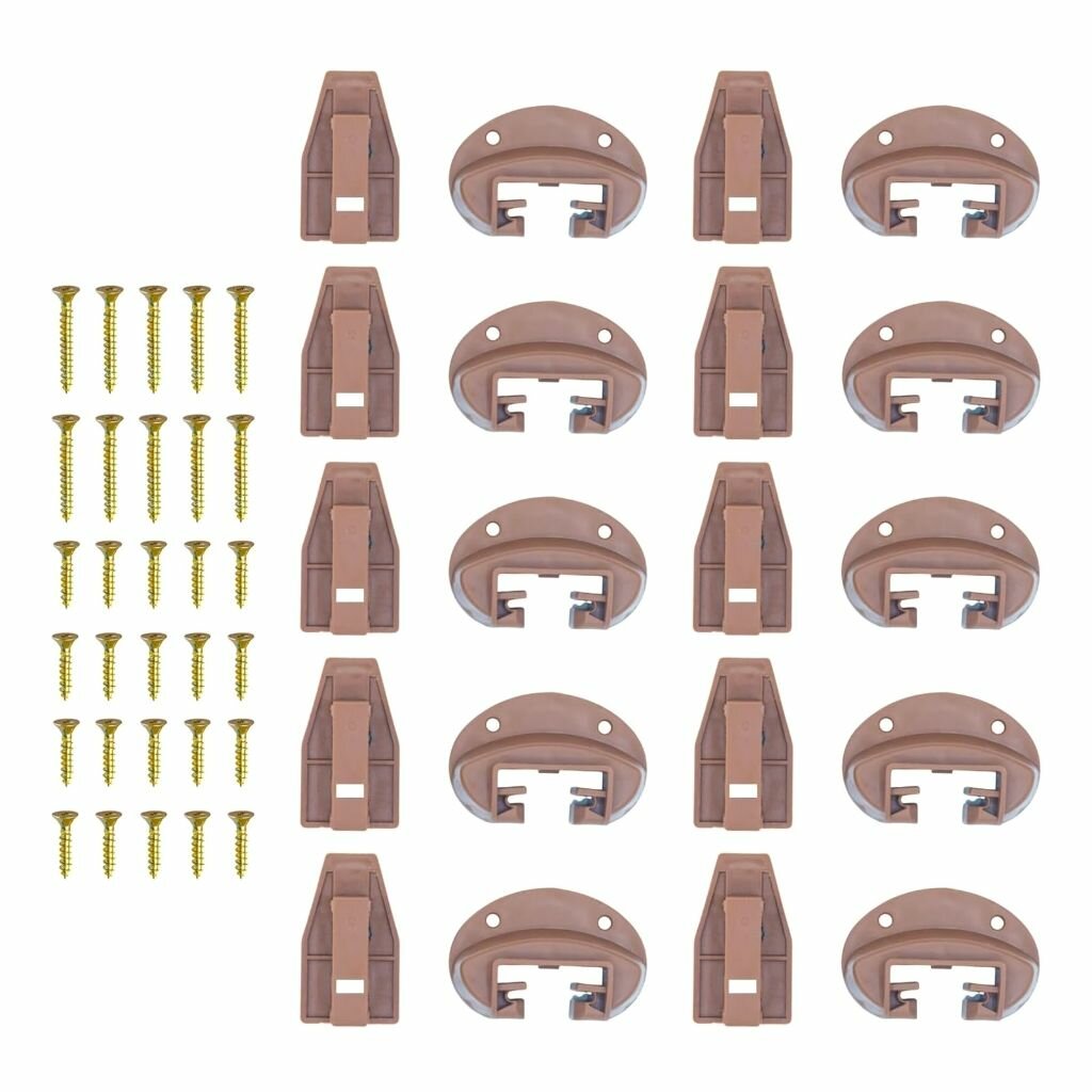 10 шт. Усиленные пластиковые направляющие для ящиков, высокая нагрузка