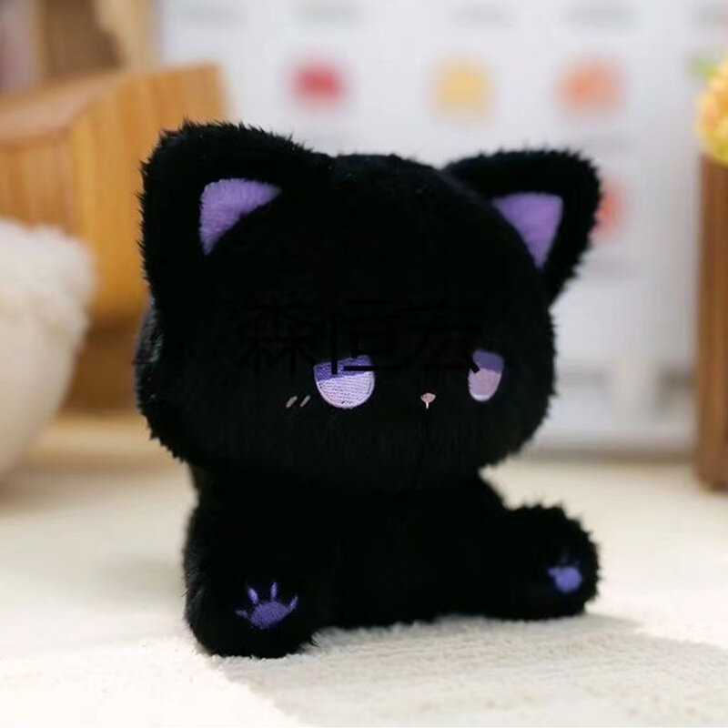 Милая эмо-меланхолическая кукла-котенок, гетерохроматический кот, плюшевая игрушка, креативная кукла, подарок на день