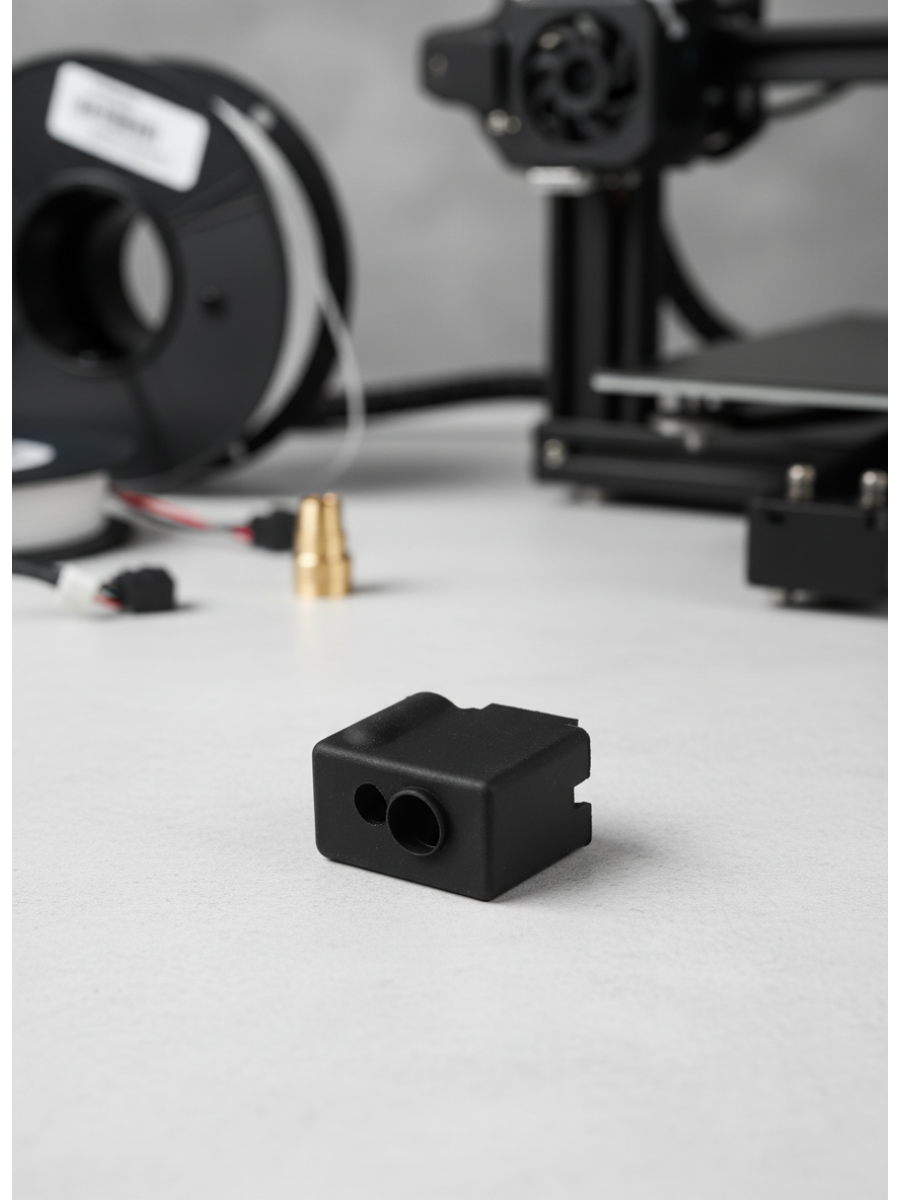 Силиконовый носок Volcano, чехол, теплоизоляция хотенда для 3D принтера, черная