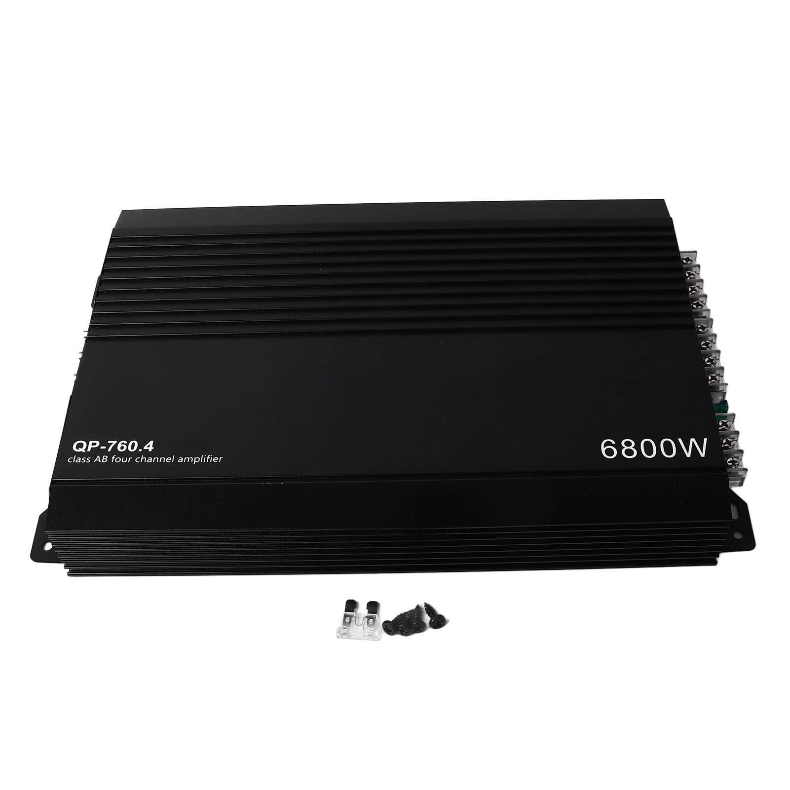 Car Stereo Amplifier 4 Channel Aluminum сплав с сплава высокий тепловой усилитель для автомобильных динамиков для автомобильных динамиков