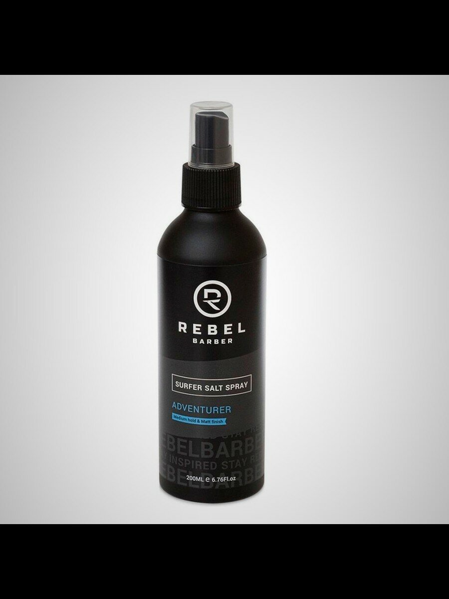 REBEL BARBER Surfer Salt Sprey, Премиальный спрей для волос с морской солью Surfer 200 мл