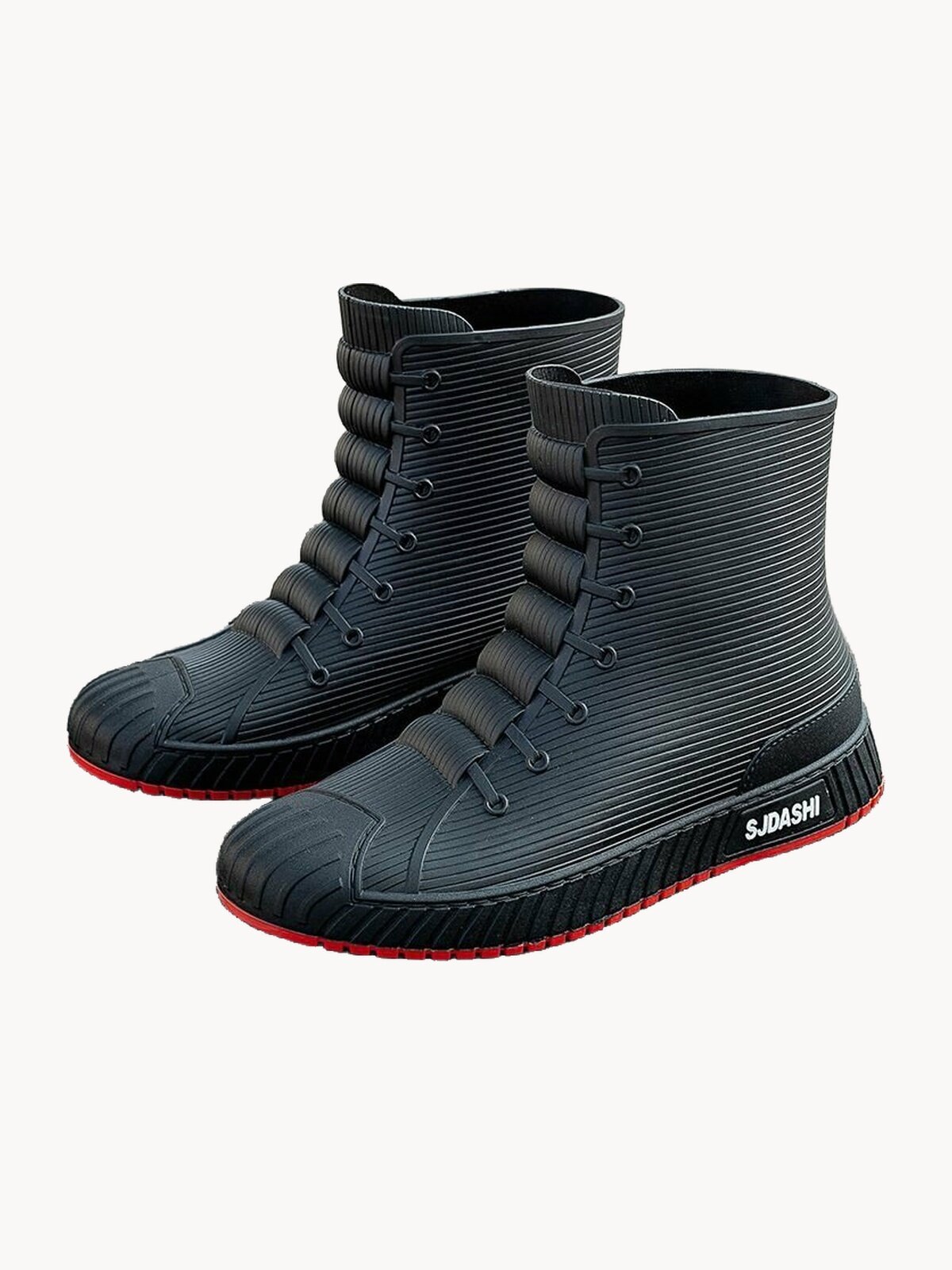 Сапоги резиновые мужчины и женщины Короткая трубка Плюс хлопок Непромокаемые ботинки