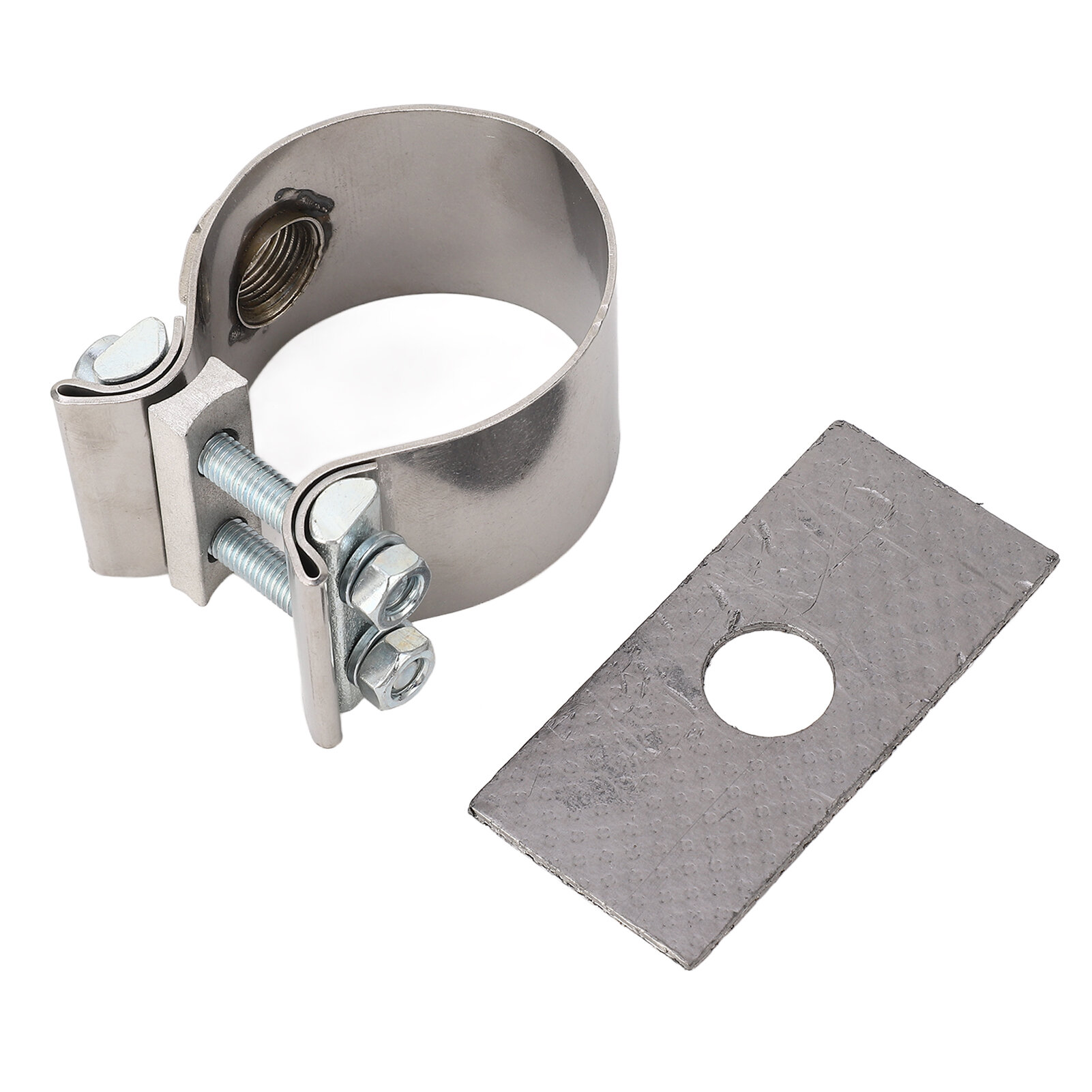 Зажим на широкополосном датчиком адаптере регулируемое адаптер датчика кислорода из нержавеющей стали для выхлопной трубы двигателя