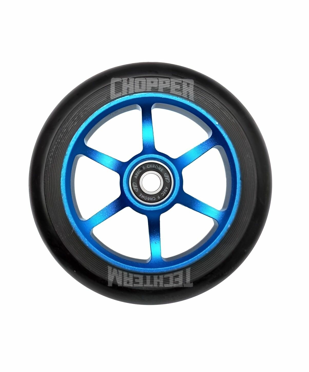 Колесо для трюкового самоката Tech Team 6ST Chopper 120х24 мм. синее