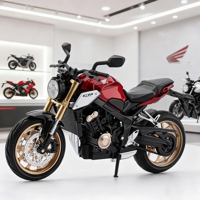 Maisto 1:12 Honda CB650R красный мотоцикл с коробкой