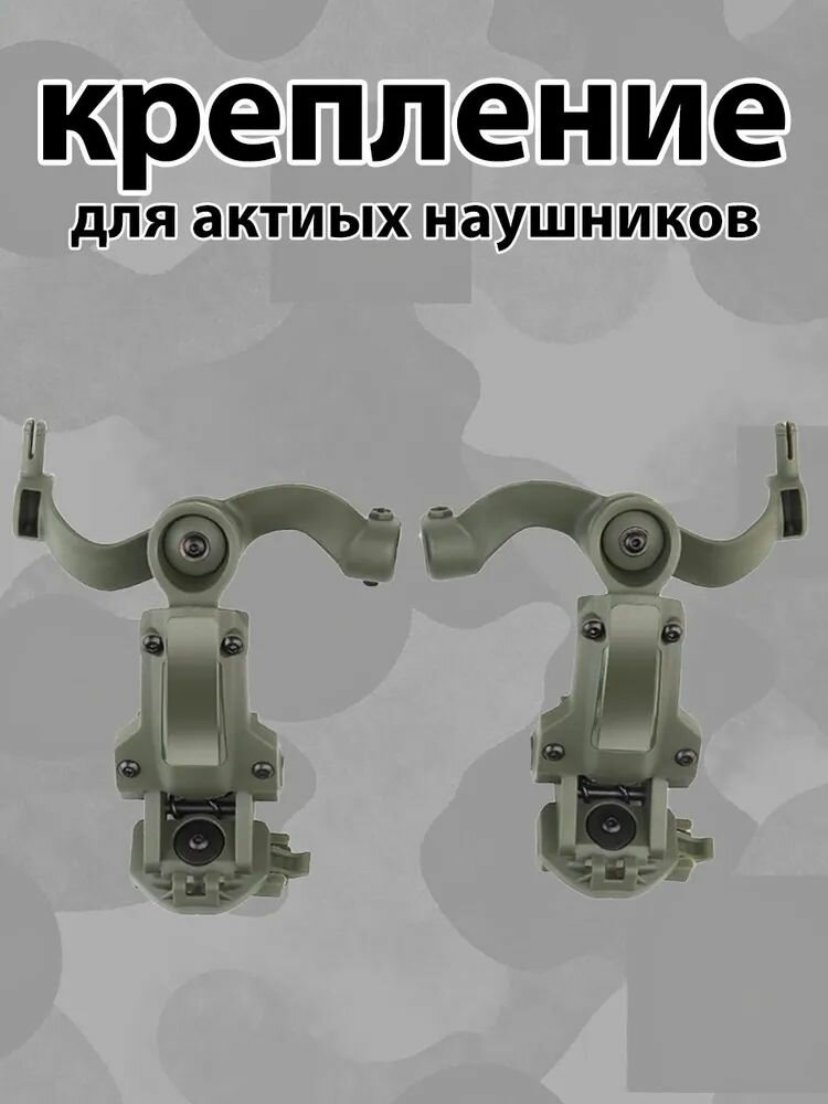 Комплект креплений активных наушников Earmor на тактический шлем