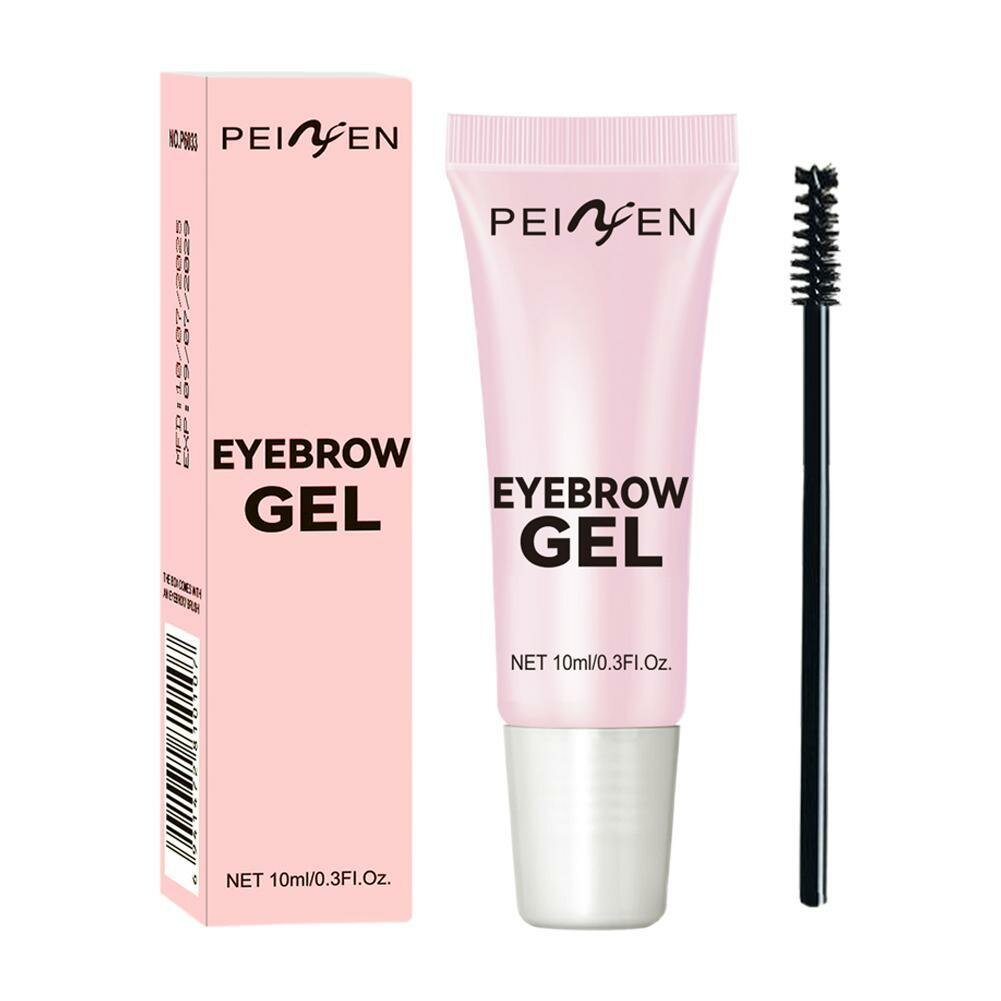 Гель для бровей фиксирующий стойкий, прозрачный, фиксатор с эффектом ламинирования