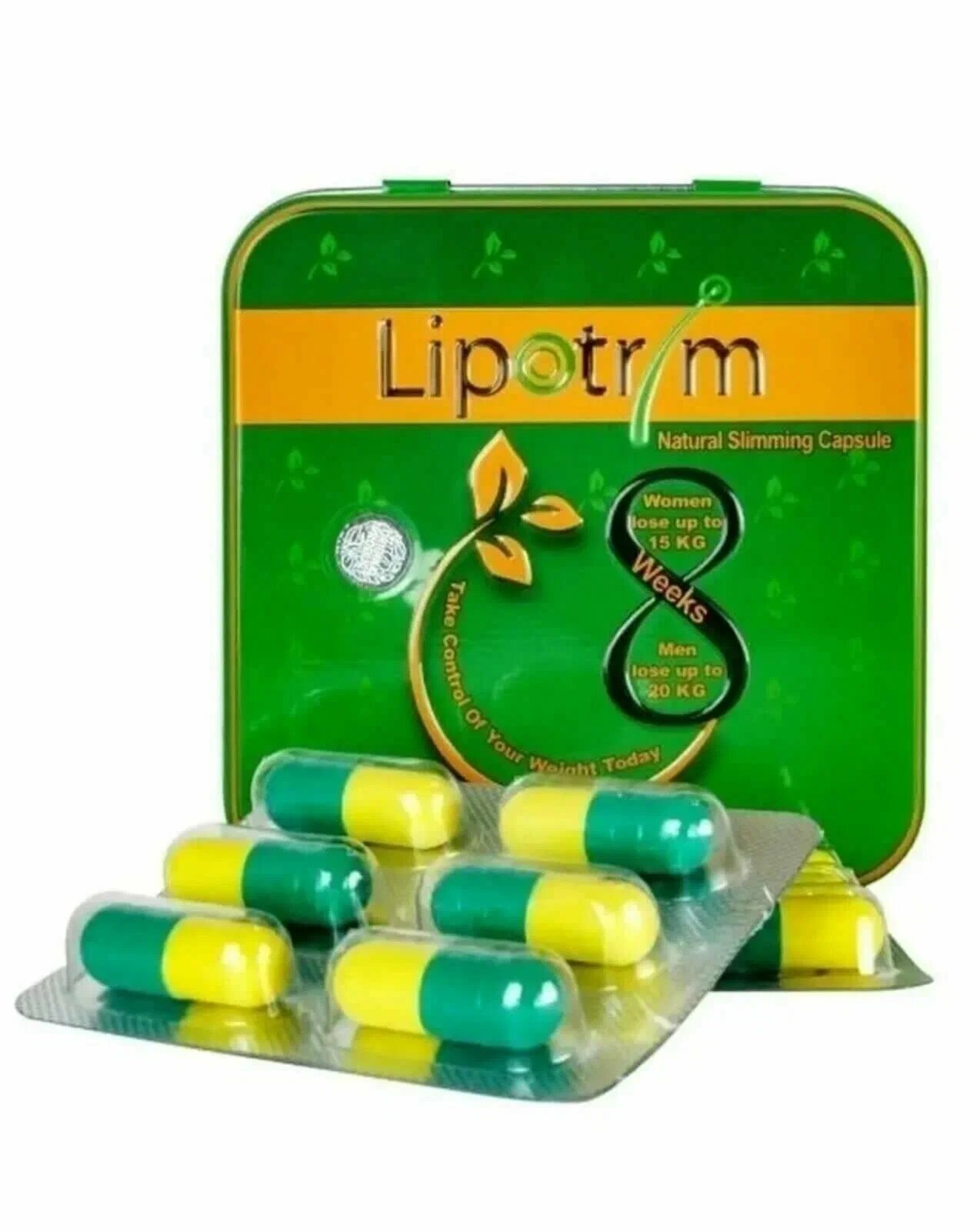 Капсулы для похудения "Lipotrim", для женщин, гомеопатия, без сахара, 36 шт, 100 г