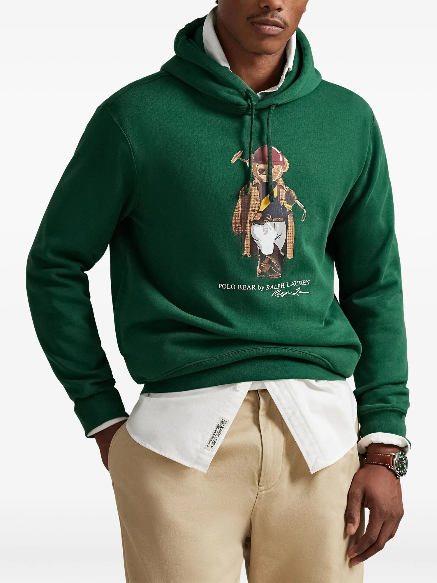 Худи Polo Ralph Lauren Polo Bear, размер 52, , green — фото 1