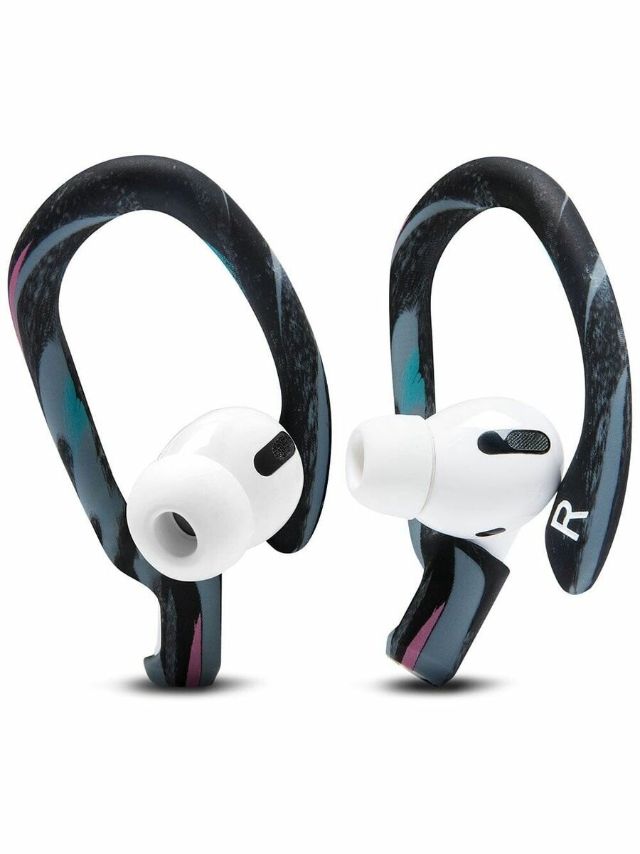 Держатели для наушников Airpods от Wicked Cushions Hookz, цвет 90's Black