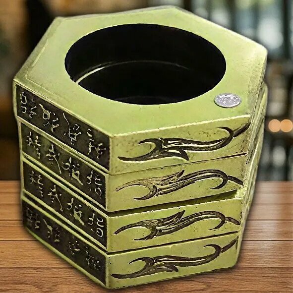 Круглый шестиугольник , кольцо сувенир